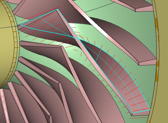 TurboTides之用于侧铣加工的叶轮直纹面生成 - 太泽科技